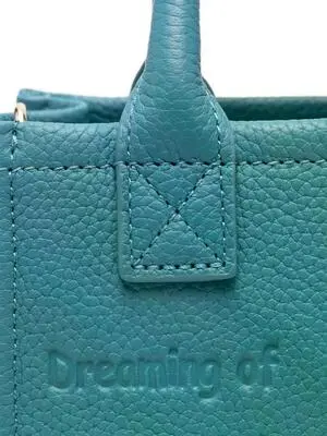 MC2 SAINT BARTH Mini Logo-embossed Tote Bag - Blue
