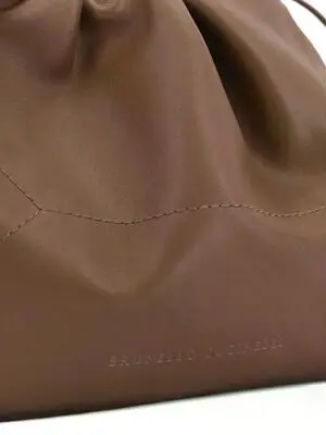 Brunello Cucinelli Leather Shoulder Bag
