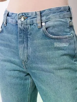 Off-White Faded-effect Skinny Jeans