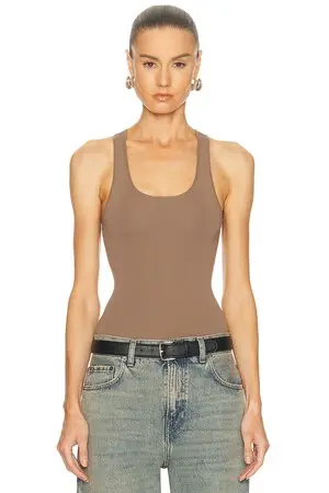 ENTIRE STUDIOS Compressed Bodysuit - Tan