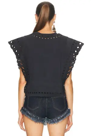 Isabel Marant Étoile Odyle Top - Faded Black