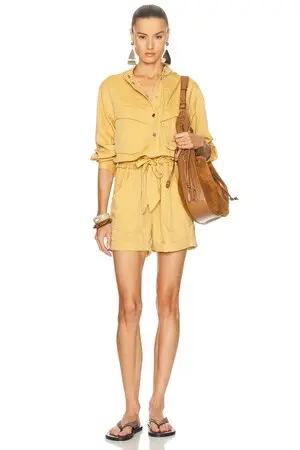 Isabel Marant Betyna Romper - Saffron