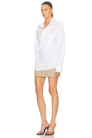 Alexander Wang Pre-styled Mini Wrap Dress