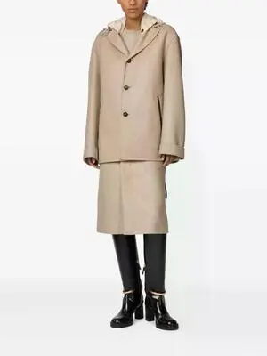 TOD'S Hooded Trimmed Jacket