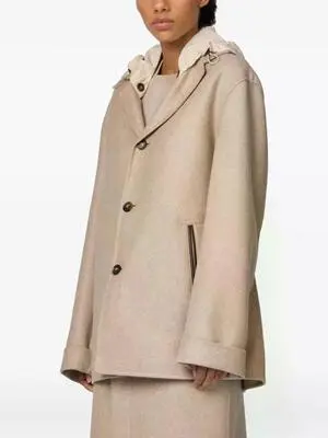TOD'S Hooded Trimmed Jacket