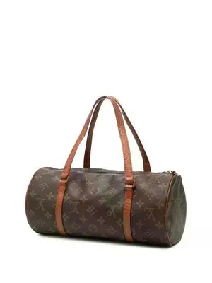 LOUIS VUITTON 1983 Monogram Papillon 30 Handbag - Brown