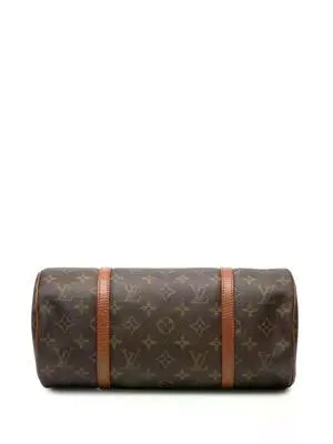 LOUIS VUITTON 1983 Monogram Papillon 30 Handbag - Brown