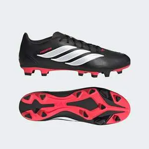 Adidas Predator Club Firm Ground/multi Ground Soccer Cleats - Core Black / Cloud White / Lucid Red