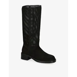 Steve Madden Riggs Leather Knee-high Boots