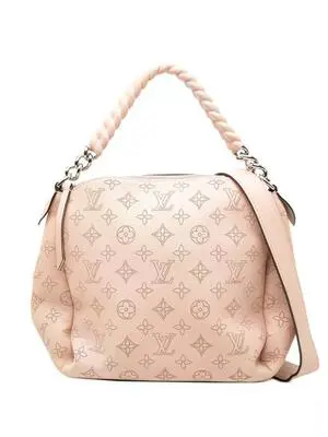 LOUIS VUITTON 2016 Monogram Mahina Babylone Chain Bb Satchel - Pink