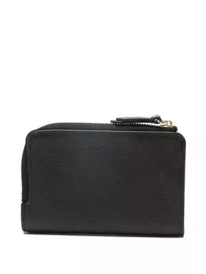 Emporio Armani Zip Leather Wallet - Black