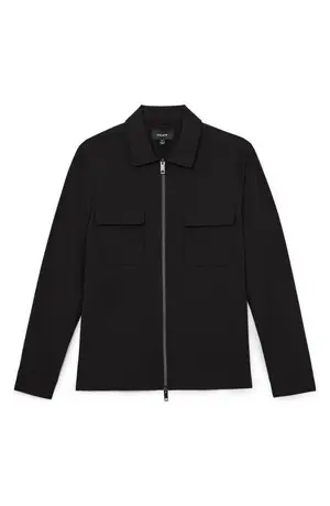 REISS Ascend Zip-up Shirt Jacket