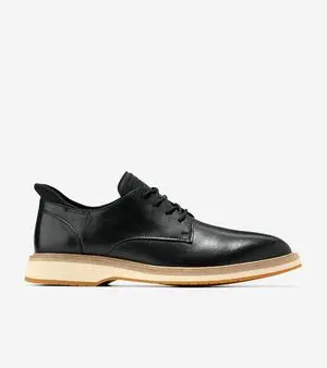 Cole Haan Mansfield Grand Plain Toe Oxfords - Black-dark Latte-angora