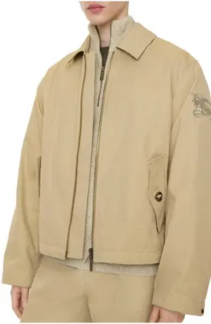 Burberry Metallic Jackets For Men