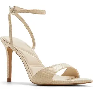 Aldo Leandra Ankle Strap Pointed Toe Sandal - Cream
