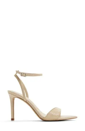 Aldo Leandra Ankle Strap Pointed Toe Sandal - Cream