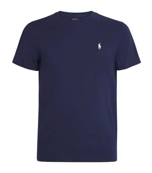 Polo Ralph Lauren Cotton Logo T-shirt - Navy