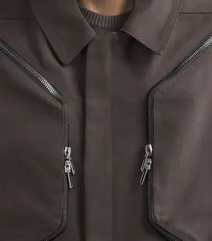 Rick Owens Cotton-blend Heizer Mac Jacket - Brown