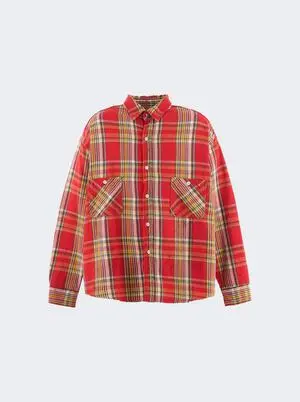 SAINT MXXXXXX Flannel Shirt And Yellow Plaid
