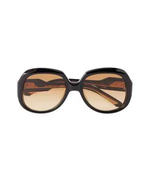 JACQUES MARIE MAGE Ocean Child Round-frame Sunglasses - Brown