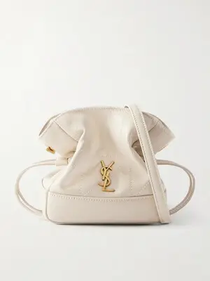 Saint Laurent Jamie Mini Quilted Leather Shoulder Bag - Neutrals