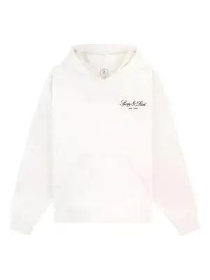 SPORTY & RICH Vendome Script Pouch Hoodie