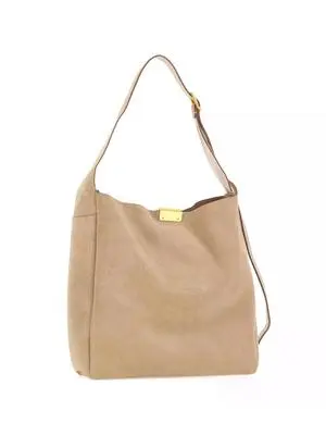 GIANNI CHIARINI Medium Luz Suede Shoulder Bag