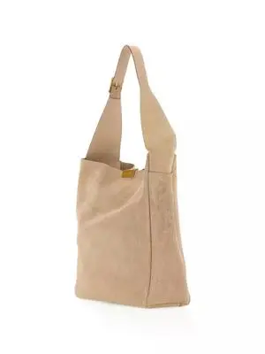 GIANNI CHIARINI Medium Luz Suede Shoulder Bag