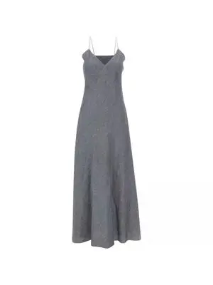 Eleventy V-neck Maxi Dress With Straps