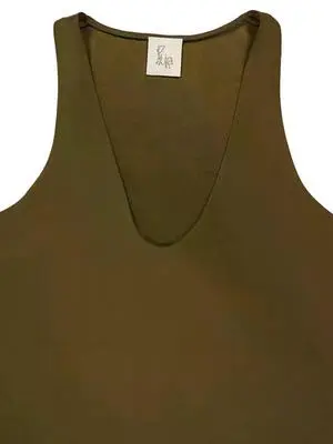 PAULA Serena Silk Top - Green