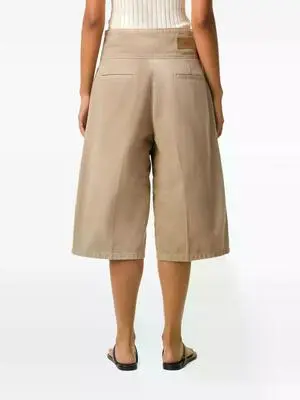 AMI Paris Cotton Belted Bermuda Shorts