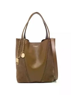 Chloé Grained-leather Tote Bag - Brown