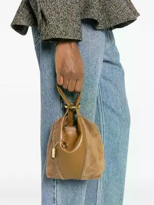 Chloé Grained-leather Tote Bag - Brown