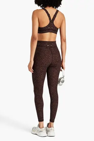 The Upside Leo Dance Leopardprint Stretch Sports Bra