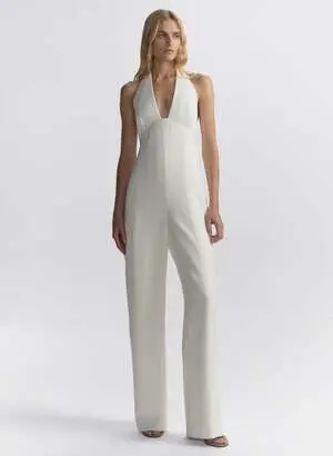 A.L.C. Eva Halter Jumpsuit - White