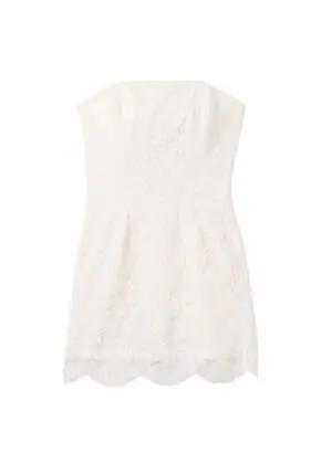 A.L.C. Eliana Strapless Lace Mini Dress
