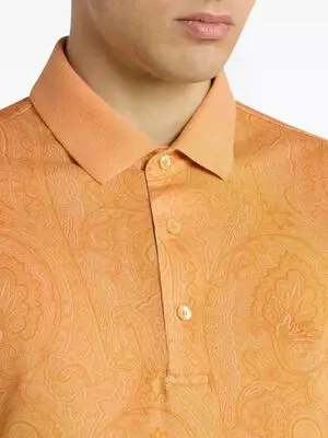 Etro Arnica-motif Polo Shirt