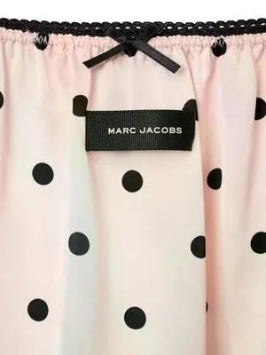 Marc Jacobs Trompe L'oeil Dots Midi Skirt - Pink
