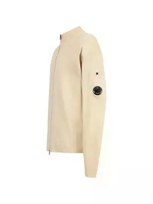 C.P. COMPANY Zip-up Cardigan - Neutrals