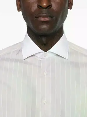 Canali Striped Shirt - Neutrals
