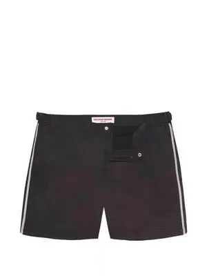 Orlebar Brown Bulldog Stripe-detail Swim Shorts - Grey