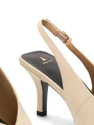 Patrizia Pepe Leather Slingback Sandals