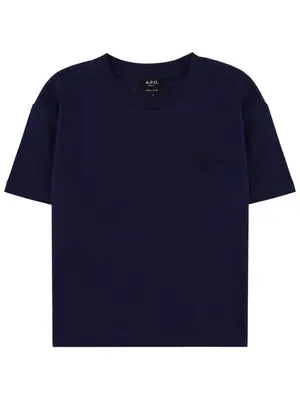 A.p.c. T-shirt With Logo - Blue