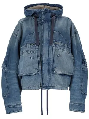 Alexander Wang Cotton Cargo Jacket - Denim