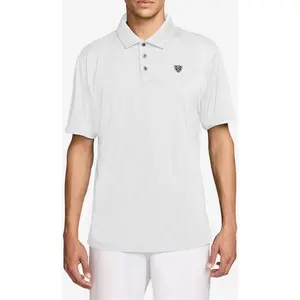 Nike Dri-fit Par 5 Golf Polo - White/black