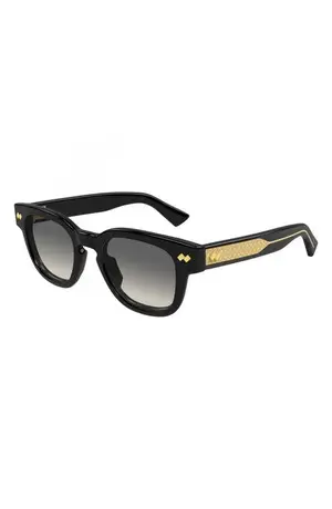 Bottega Veneta 48mm Round Frame Sunglasses