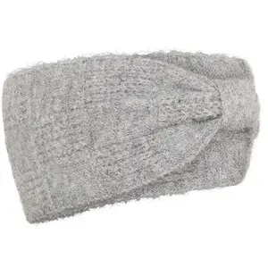 KAFFE Kalouie Rib Knit Headband - Grey Melange