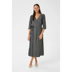 KAFFE Kamira Half Sleeves V-neck Wrap Dress
