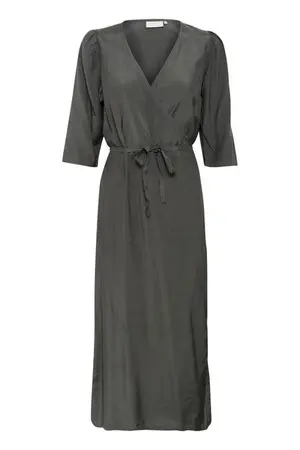 KAFFE Kamira Half Sleeves V-neck Wrap Dress