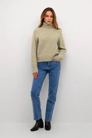 KAFFE Katrina Rollneck Long Sleeve Pullover